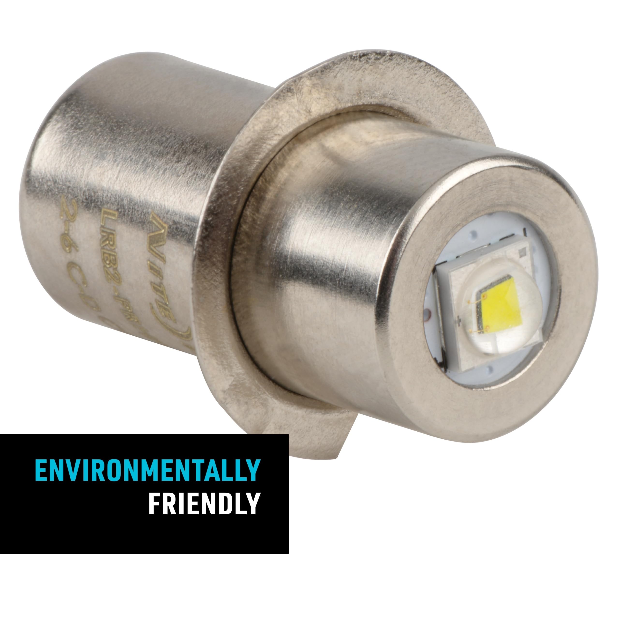 Nite Ize High Power LED Upgrade - LED Light Bulb for C and D Cell Flashlights - 74 Lumen Replacement Upgrade Bulb for Soft White Light - White
