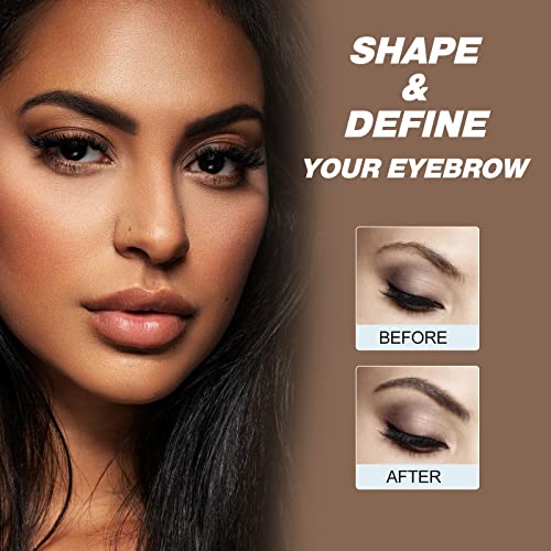 Simpout Natural Eyebrow Henna Kit for Professional Spot Coloring at Home & Salon (E02 Dark Brown)