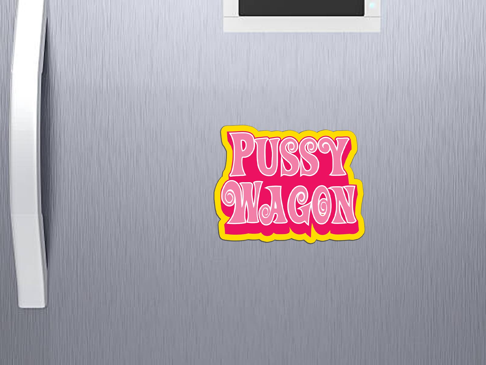 Wagon Funny Movie Fans Magnet Gift for Refrigerators and Cars Decal