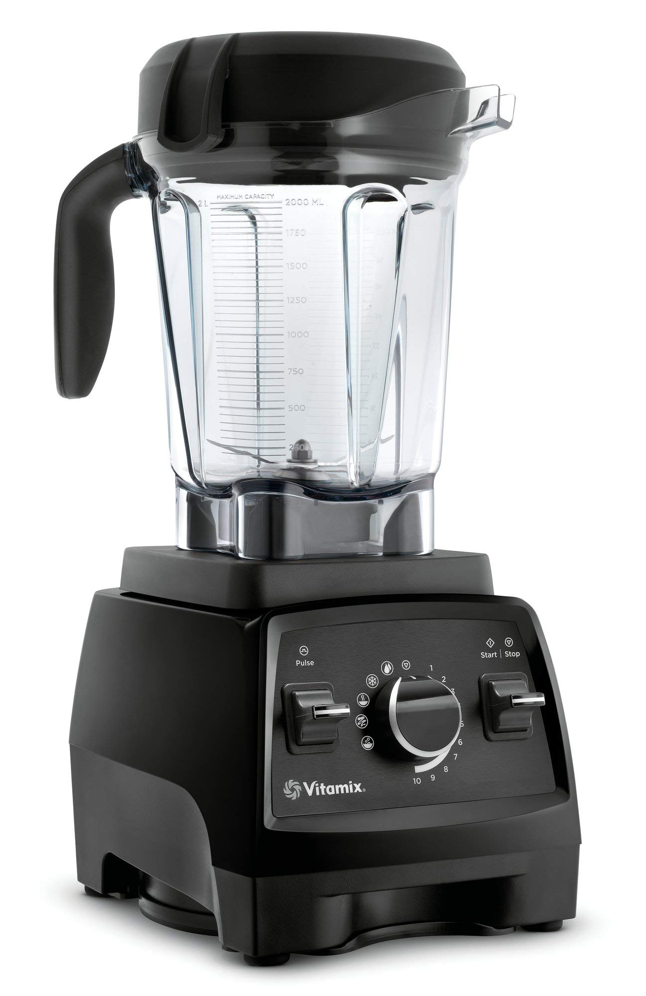 Vitamix Professional Series 750 Blender, Professional-Grade, 64 oz. Low-Profile Container, Black, Self-Cleaning - 1957 (Renewed)