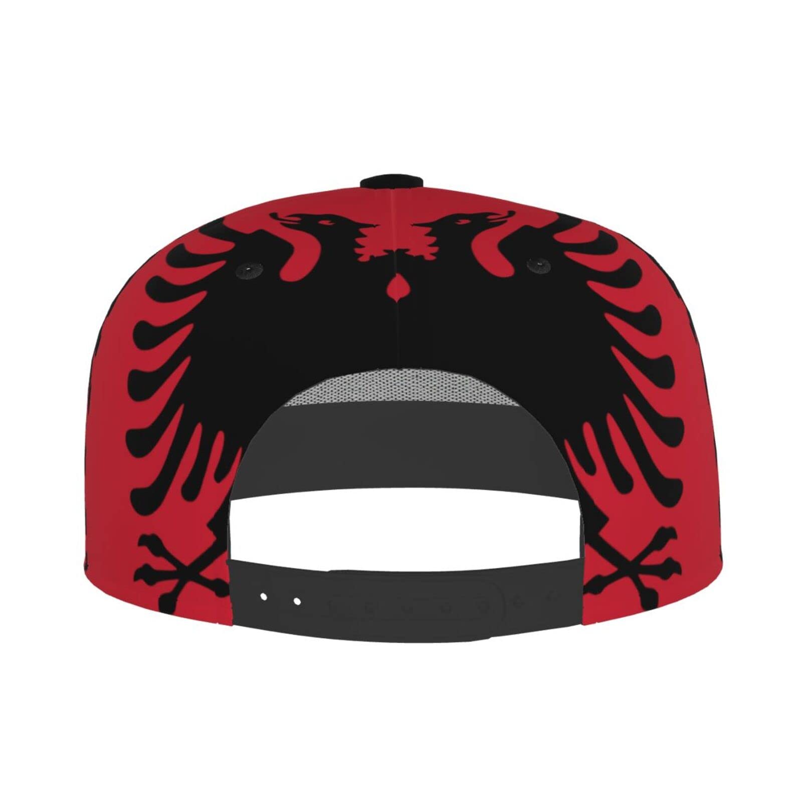 Unisex Trucker Cap Snapback Dad Cap for Men Women-Albania Flag Baseball Cap
