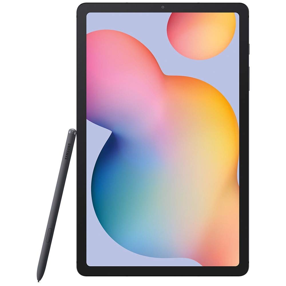 SAMSUNG Galaxy Tab S6 Lite w/S Pen (64GB, 4GB) 10.4ββ, Face Unlock, Octa-Core Exynos 9610, 7040mAh Battery Wi-Fi Tablet SM-P610 - US Model (w Fast Car Charger, Oxford Gray)