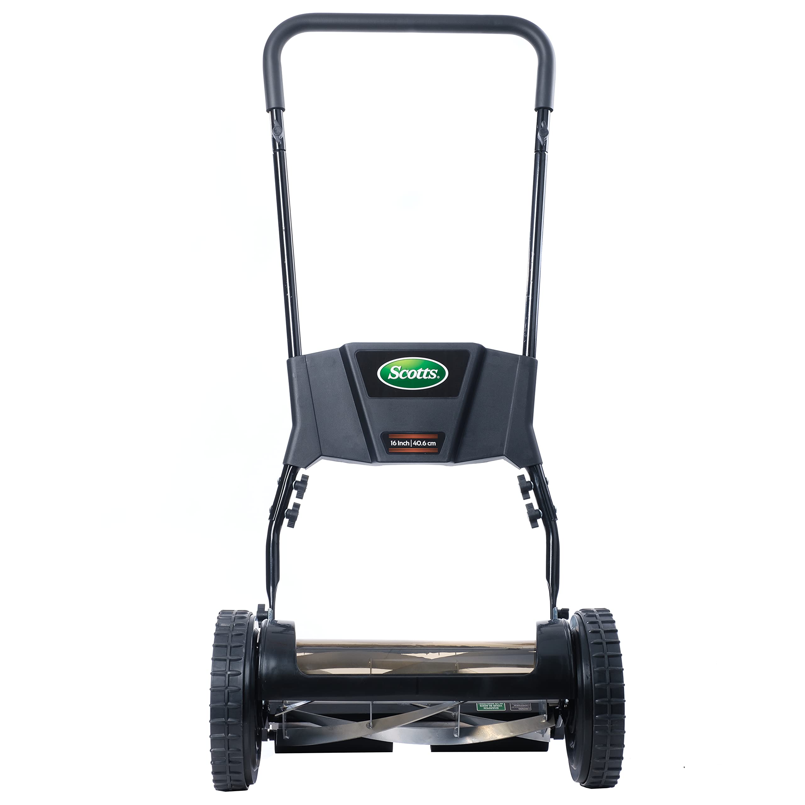 Scotts 615-16S 16-Inch 5-Blade Premium Push Manual Reel Lawn Mower, Green