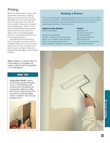Painting: Interior and Exterior Painting Step by Step (Creative Homeowner) Beginner-Friendly Guide - Repair and Prep Surfaces, Select Equipment, Paint Like a Pro, Tips, and More (Home Improvement)
