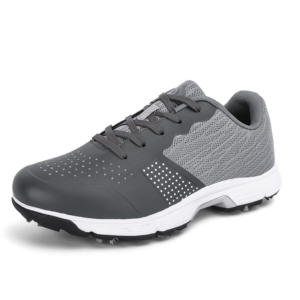 THESTRON Men Golf Shoes Professional Waterproof Spikes Golf Sport Sneakers …