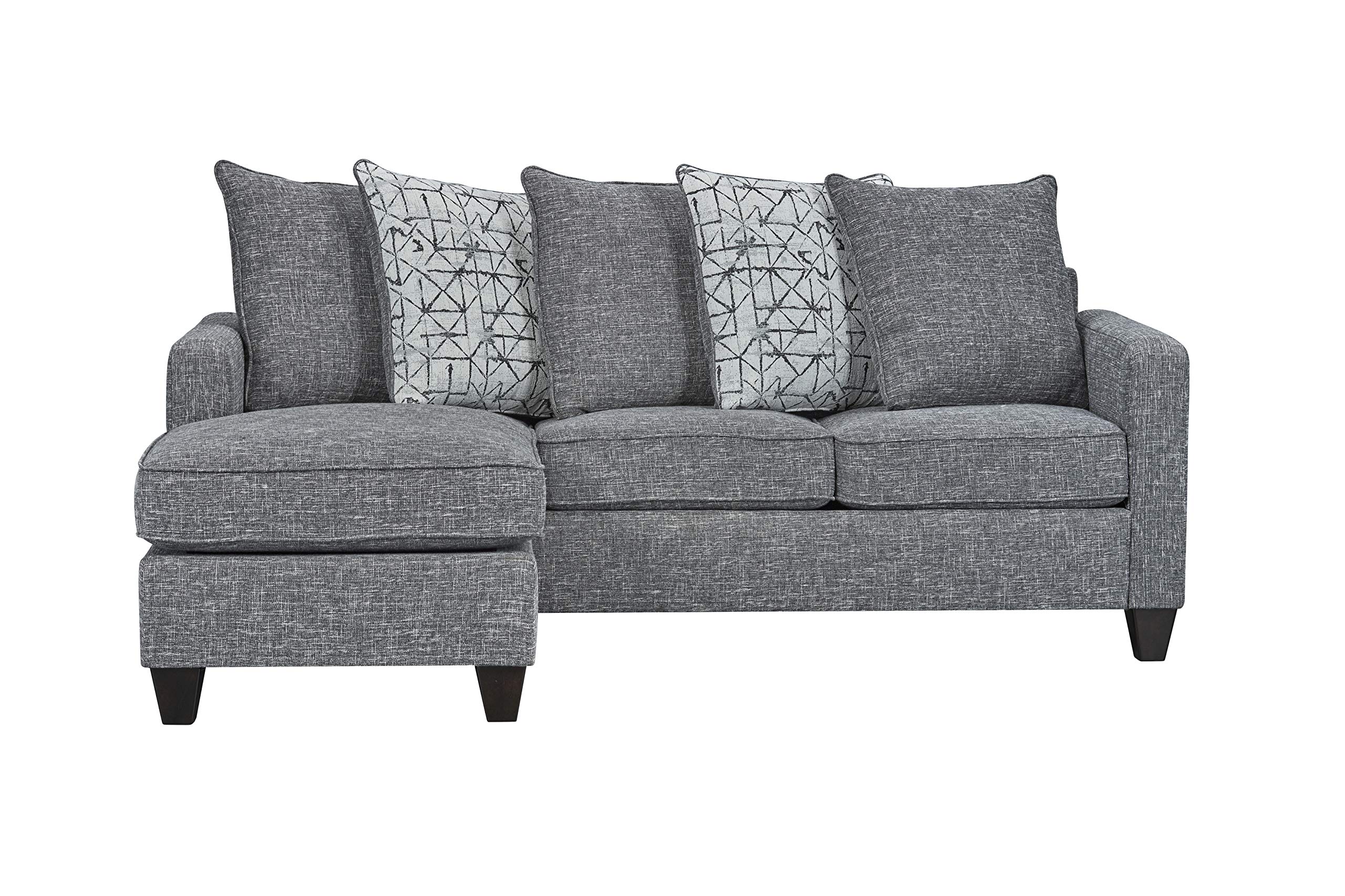 Ready To Live 57th Street Sofa Sectional, 81", Light Grey