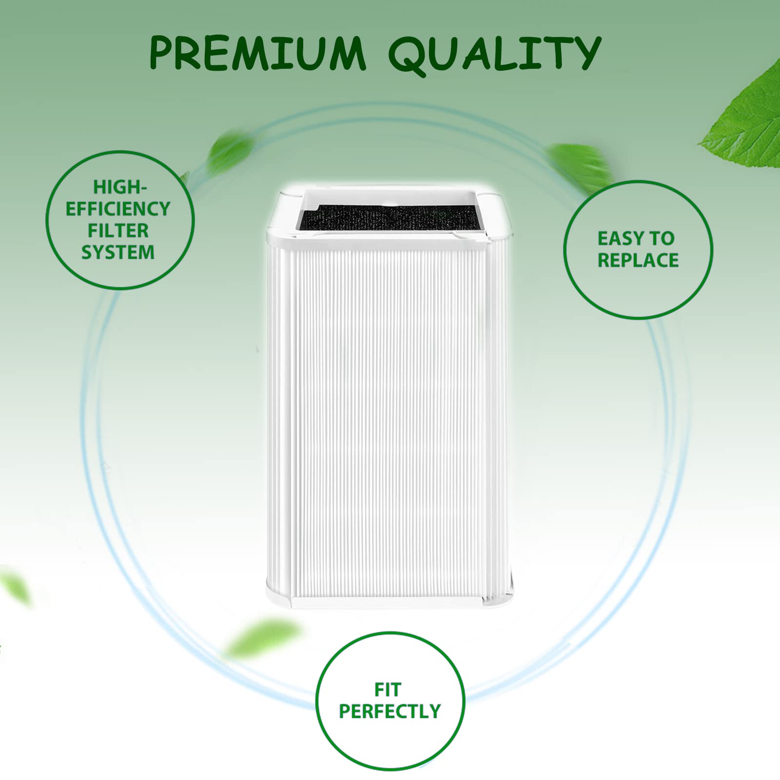 Skymechy True HEPA 121 Replacement Filter Compatible with Blue Pure 121 Air Purifier, Particle True HEPA Filter and Activated Carbon Replacement Filter