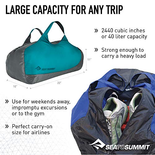 Sea to Summit Ultra-Sil Lightweight Duffle Bag, 40-Liter, Orange