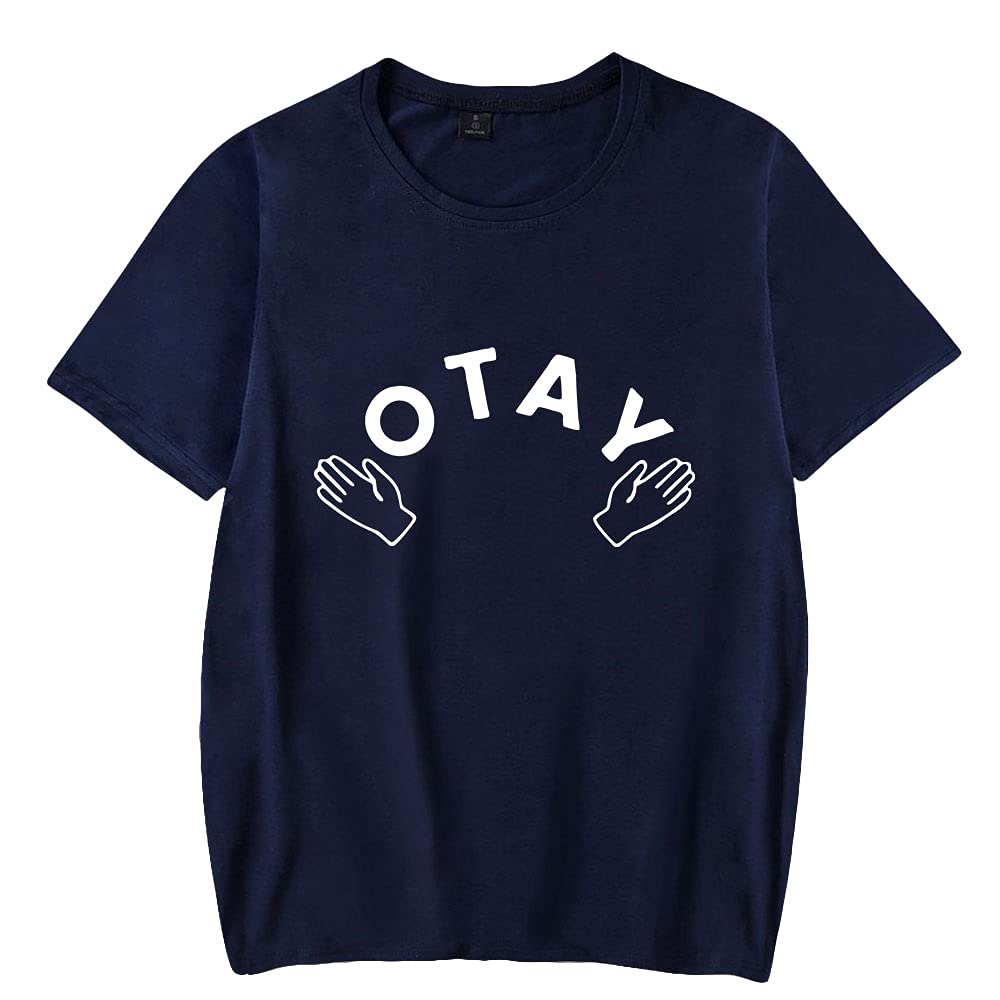 PAJOMLAG Kallmekris T-Shirt 2D Print Harajuku Womens Summer Kawaii Short Sleeve Tops T-Shirt (KB05536Navy,X-Small,X-Small,US,Alpha,Adult,Male,Regular,Regular)