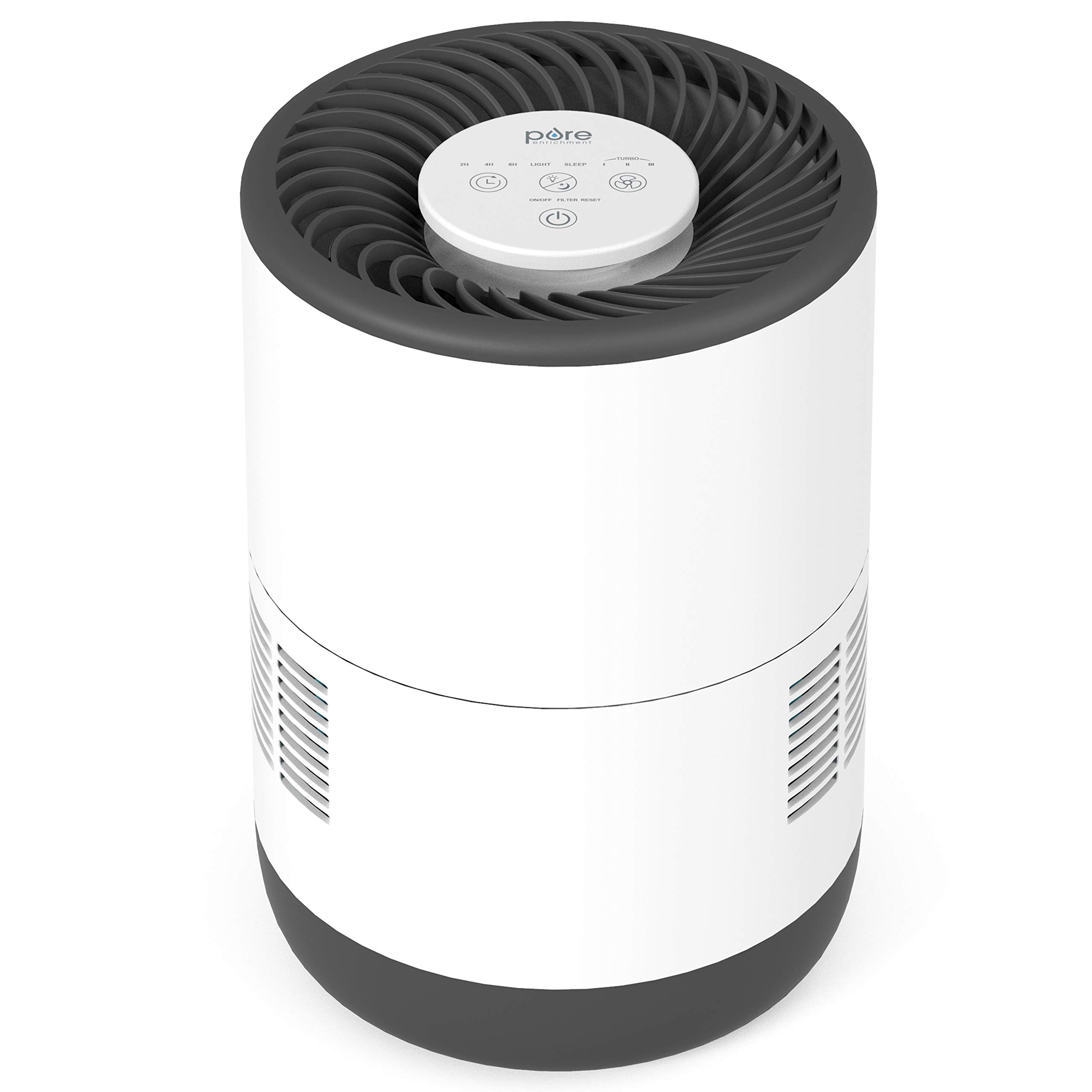 Pure Enrichment® MistAire™ Eva - Mist-Free Evaporative Humidifier (2.8L) with Antibacterial Filter, 4-Speeds, Large Room Coverage up to 500 sq. ft., and Auto Shut-Off Timer