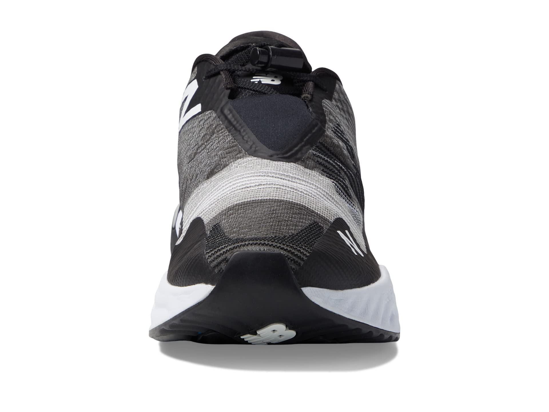 New Balance Men's FuelCell Rebel TR V1 Running Shoe, Black/White, 8.5 Wide