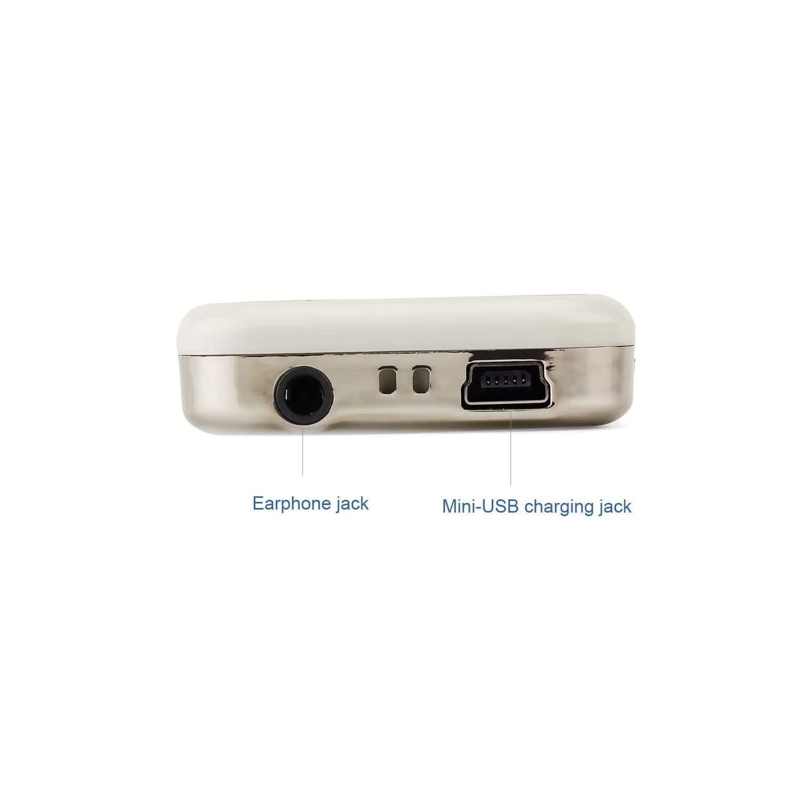 Retekess T131 Wireless Tour Guide System Receiver with 3.5mm One-Side Earphone, 99 Channels, Audio Translation System for Church School Training Court Factory (Use with T130 Transmitter)
