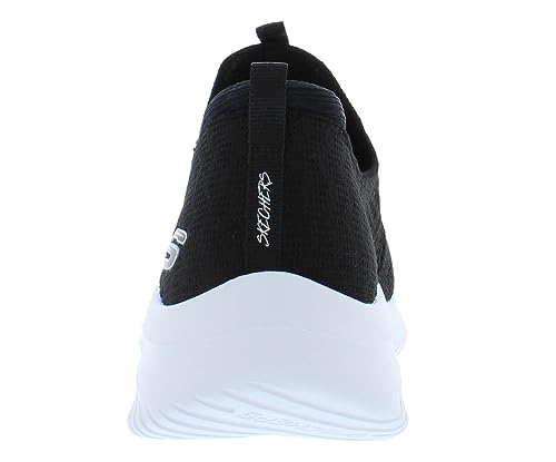 Skechers Ultra Flex 3.0 - Classy Charm Slip On Womens Shoes Size 11, Color: Black/White