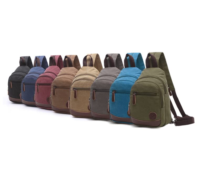 UISKOOPW Small bookbag purse for women, Adjustable Straps Mini Backpack Multiple Compartment Pockets Crossbody Backpack Purse for Women or Man (Military Green)
