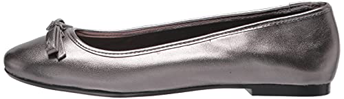 Ted Baker Women's NORAIH Ballet Flat, Gunmetal, 10