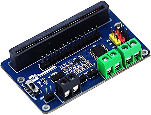 sb components Motor Driver Board for The BBC Micro:bit, 2 Channel DC Motors and 3 Channel Servos Motors Motor Driver for Micro:bit, BBC microbit Motor Driver Board