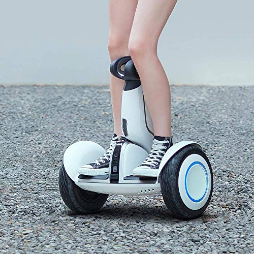 Segway Ninebot S Plus Smart Self Balancing Transporter - Pro Hoverboard for Adults & Kids Gift - Intelligent Following Robot - UL 2272 Certified, White
