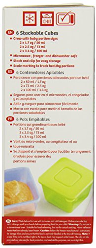 NUK Stack & Store Food Storage Cubes with Lids