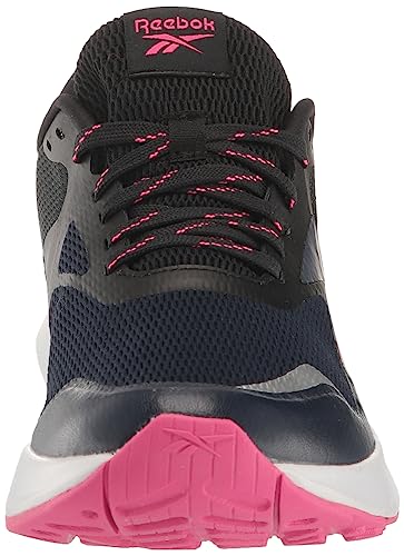Reebok Women's Endless Road 3.0 Running Shoe, Vector Navy/Black/Proud Pink, 7