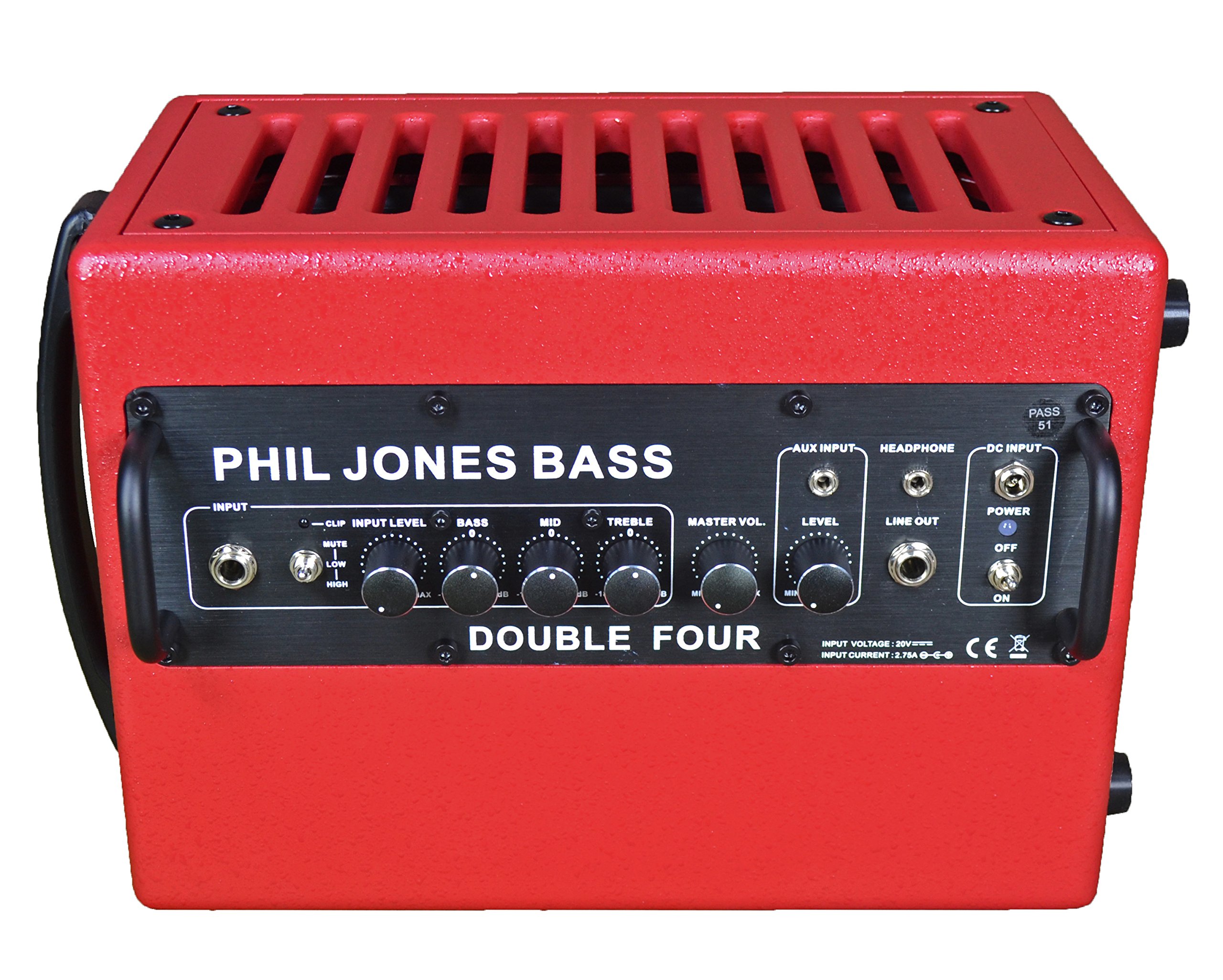 Phil Jones Bass Double Four 2 x 4-inch 70-watt Bass Combo Amp - Red