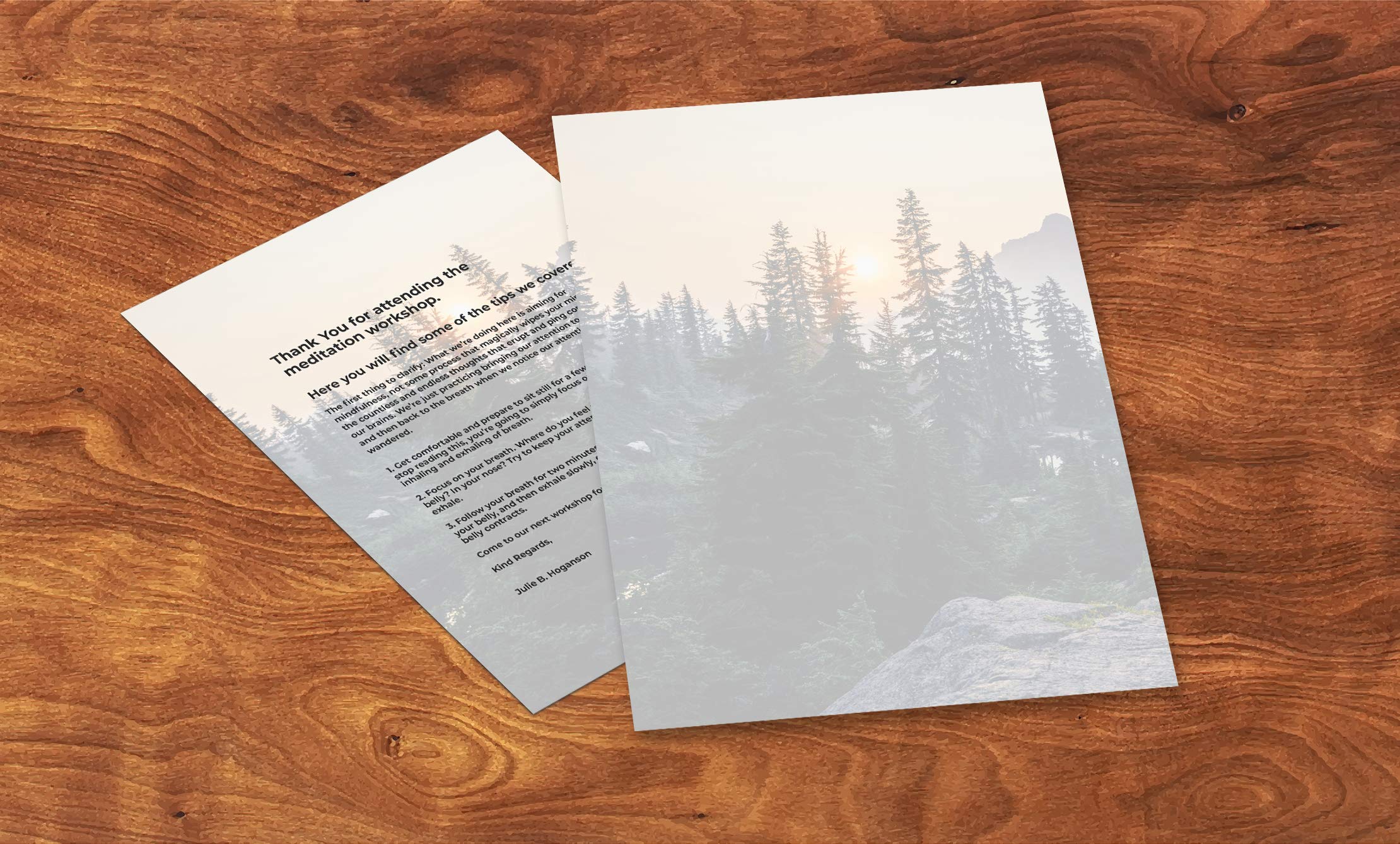 Scenic Nature Stationery - Pack of 48