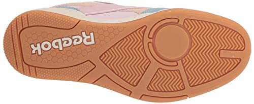 Reebok Women's BB 4000 II Basketball Shoe, Pixel Pink/Vintage Chalk/Blue Pearl, 6 Women