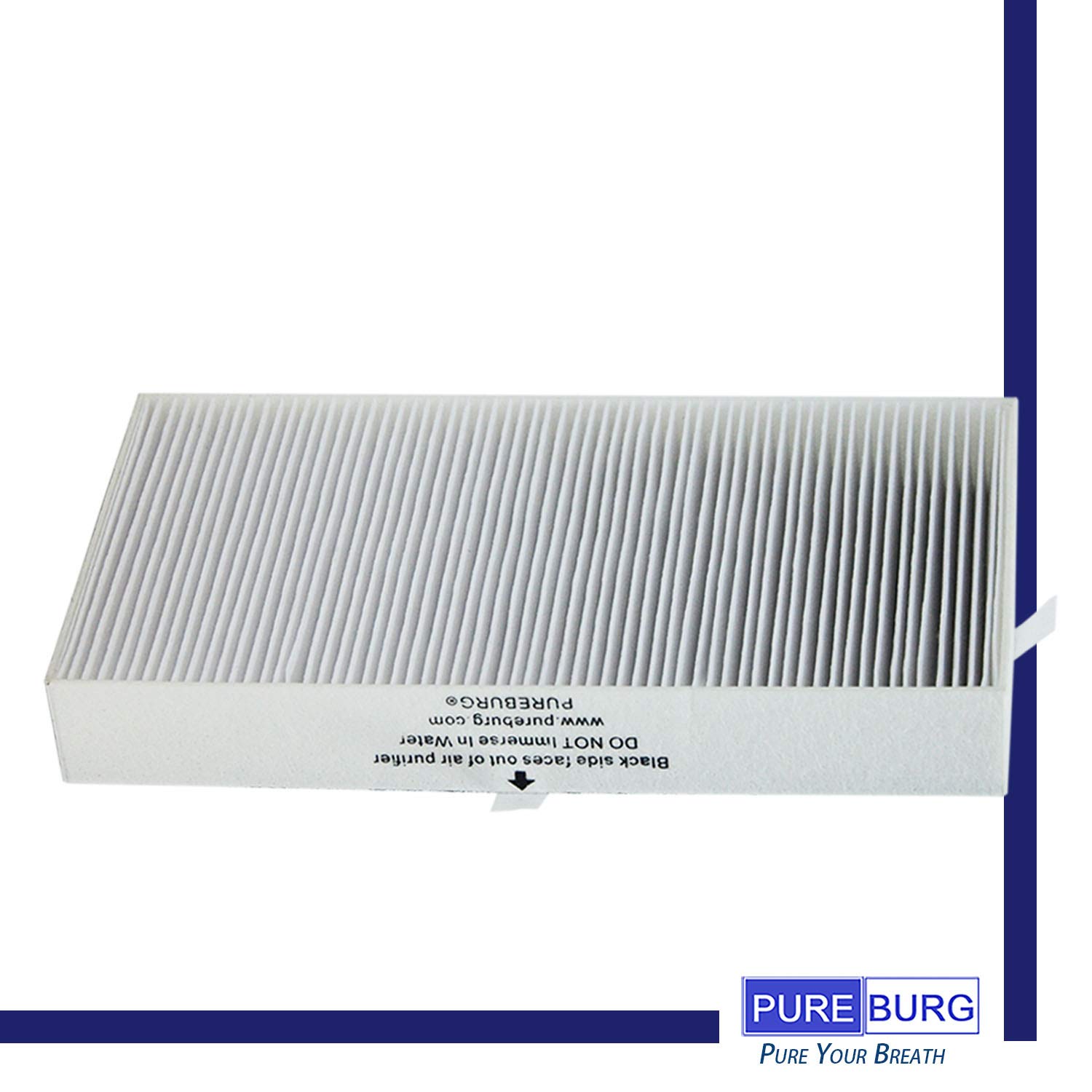 PUREBURG HRF-G1 True HEPA Replacement Filter Compatible with Honeywell HPA020(B) HPA030(B) HEPAClean HPA180B HPA075B Air Purifier,Part Number HRF-G1 HRF-G2 Filter G,2-Pack