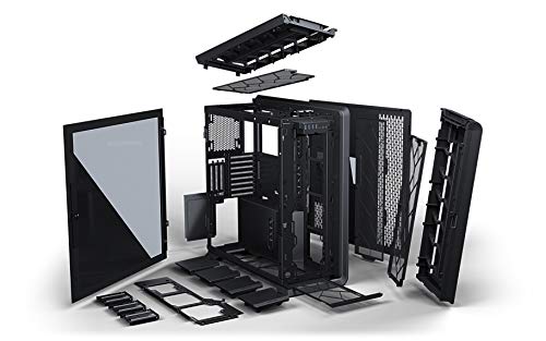 Phanteks Enthoo 719 (PH-ES719LTG_DBK01) High Performance Full Tower Case – Tempered Glass, Aluminum panels, dual system/psu support, massive storage, Fan Hub, Digital-RGB lighting, Black