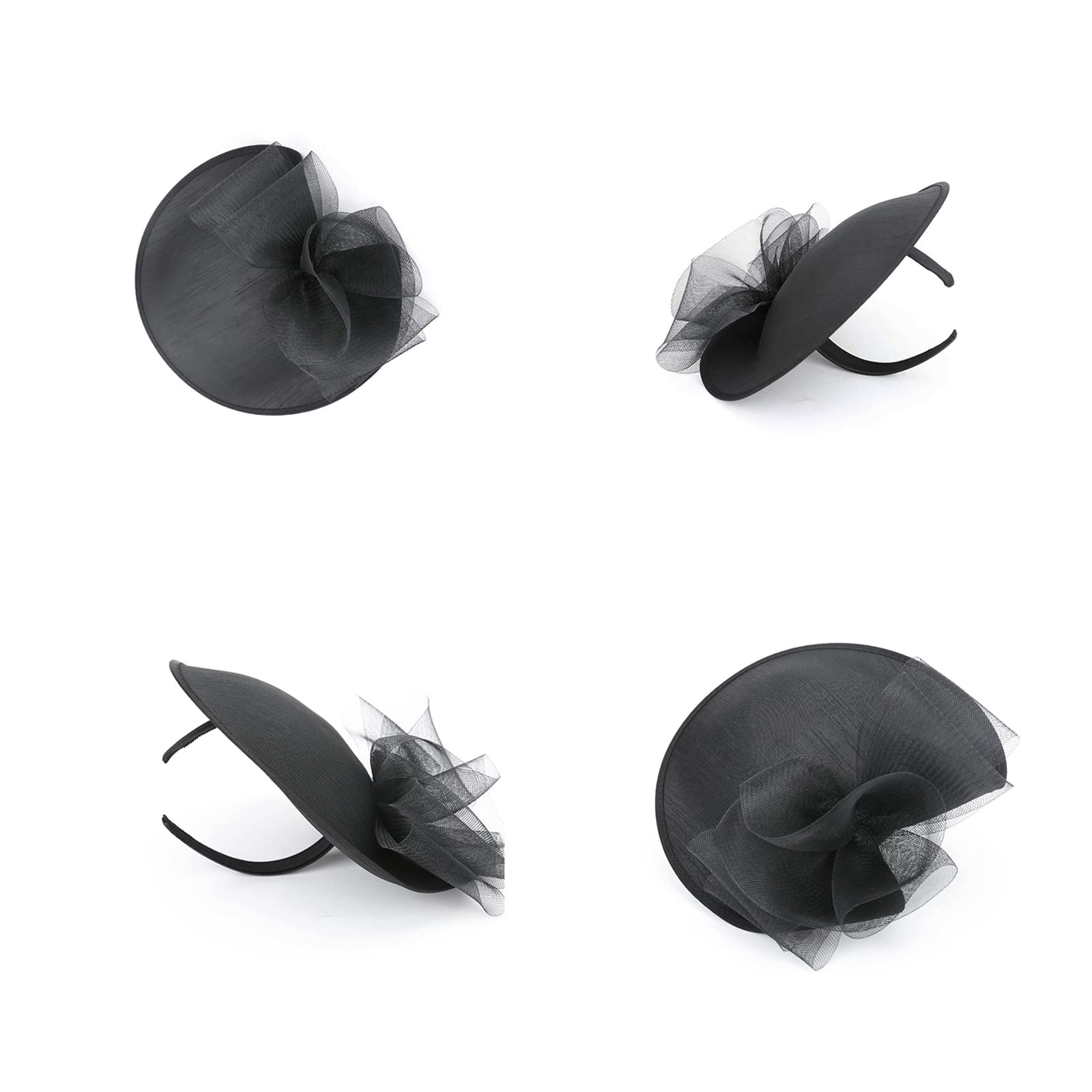 VINTAGEHAT Kentucky Derby Fascinators for Women - Tea Party Headbands Mesh Flower Bowknot Pillbox Hats