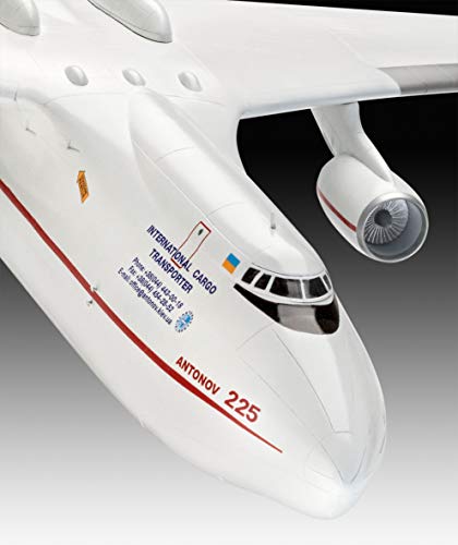Revell RV04957 04957 4957 1:144 Antonov An-225 'Mrija' Plastic Model Kit, Multicolour, 1/144