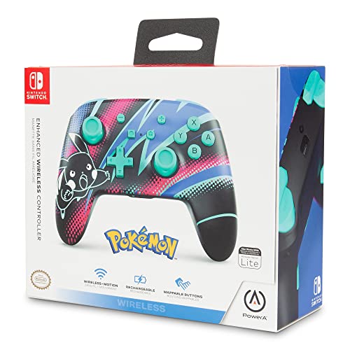 PowerA Pokemon Enhanced Wireless Controller for Nintendo Switch - Pikachu Neon