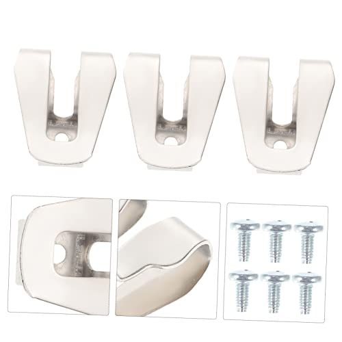 VILLCASE 50 Pcs Belt Hook Clip Leash Clip Belt Clips Tool Clip Power Tool Hook Holster Belt Clip Key Hooks for Keychain Spring Buckle Clip Hooks Drill Belt Buckle Jacket Spring Clip