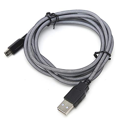 USB Charging Cable, 1.5M PVC Host Micro USB Charging Cable, Durable, Protable Charging Cable for New 3DSXL NDSi 2DS, 2 packs