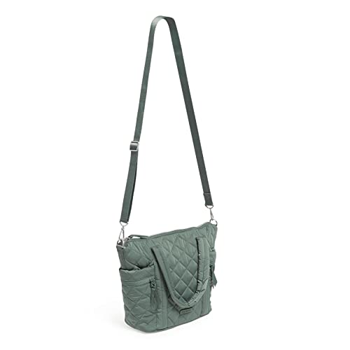 Vera Bradley Women's Performance Twill Small Multi-Strap Tote Bag, Olive Leaf, One Size