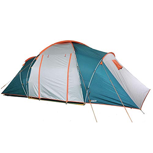 NTK Explorer GT 2 separate rooms, 4 Person 15.2 by 10.2 Foot Sport Camping Tent 100% 2500mm