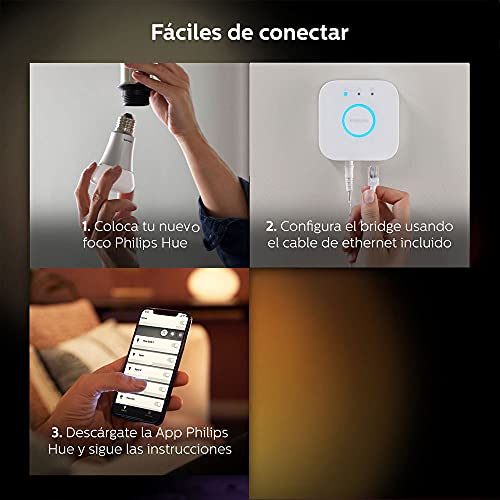 Philips Hue Smart 60W GU10 LED Bulb - White Ambiance Warm-to-Cool White Light - 2 Pack - 400LM - Indoor - Control with Hue App - Works with Alexa, Google Assistant and Apple Homekit