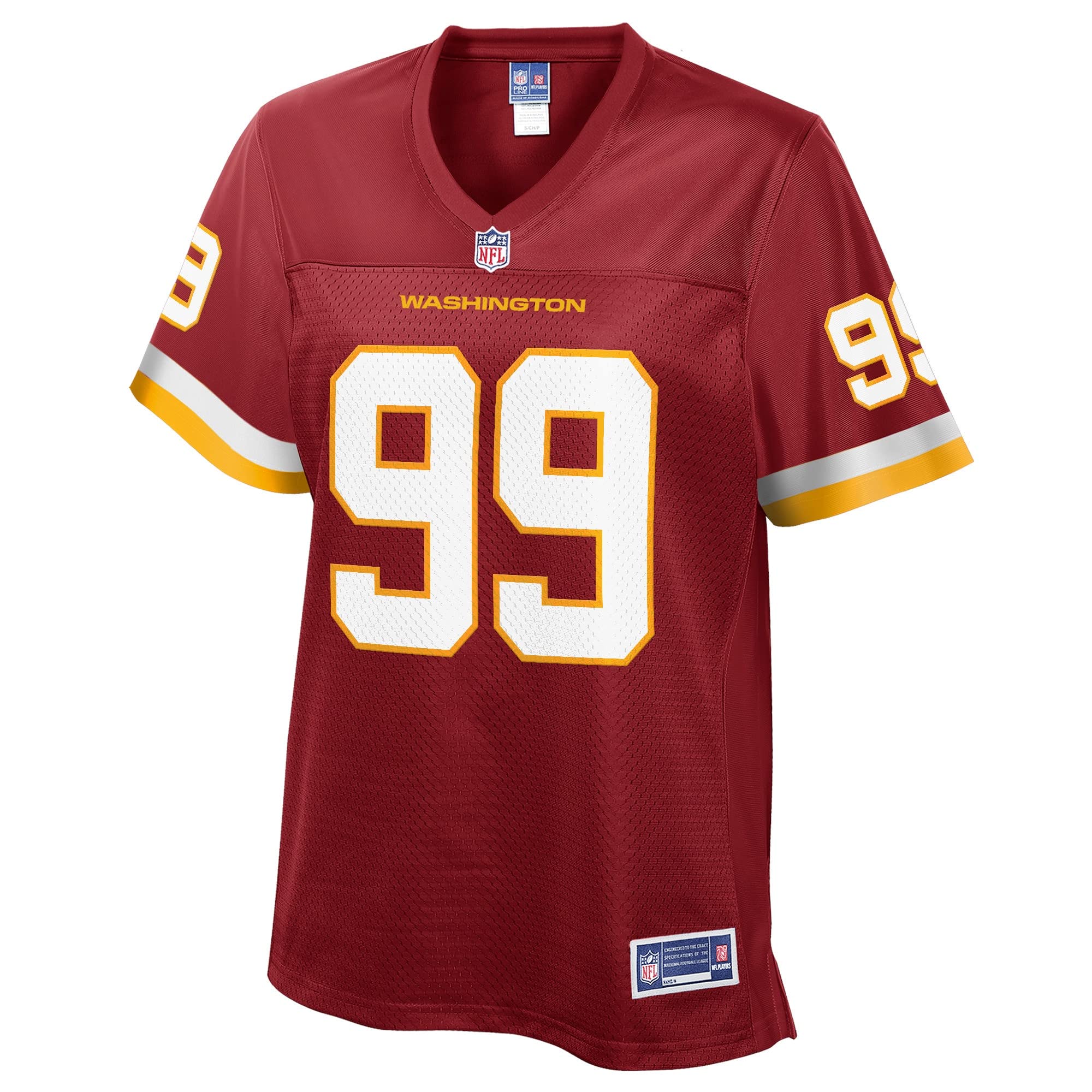 NFL PRO LINE Women's Chase Young Burgundy Washington Football Team Team Player Jersey