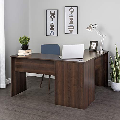 Prepac L-shaped Desk, Espresso
