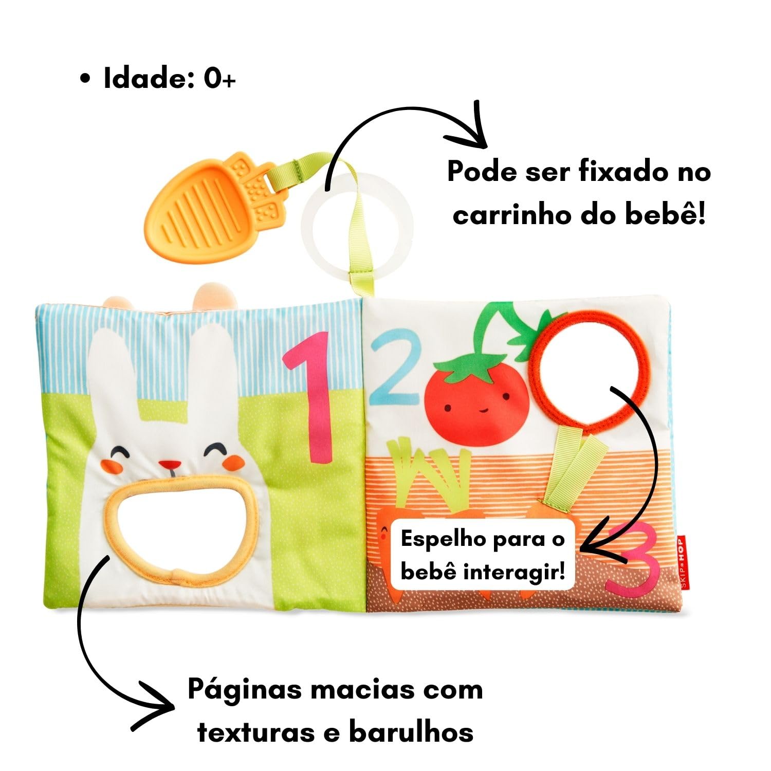 Skip Hop Soft Baby Activity Book, Farmstand