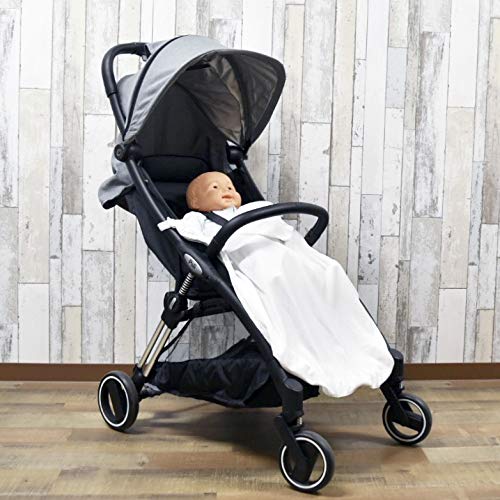 RoSK Sun Shade for Baby, UV Block Cape for Stroller,car Seat and Baby Carrier (White)