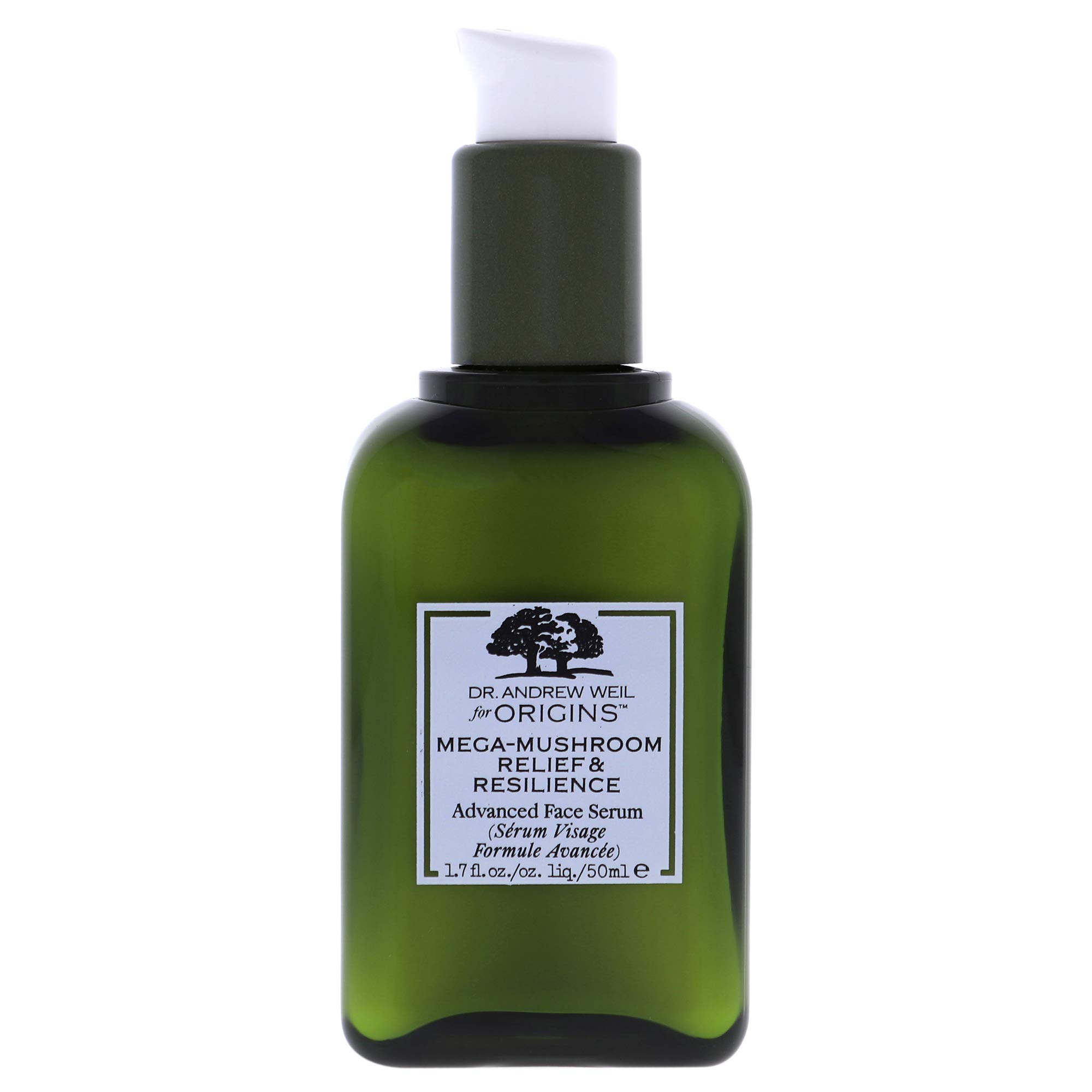 Origins Dr. Andrew Weil Mega-mushroom Skin Relief Advanced Face Serum 50ml, 1.7 Fl Oz (Pack of 1), (I0110390)