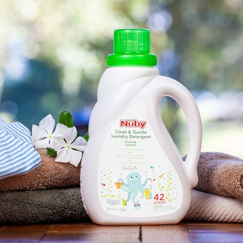 Nuby Laundry Detergent Naturally Inspired with Citroganix by Dr. Talbot's, 50.7 Fl Oz
