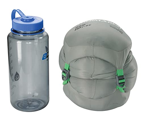 Therm-a-Rest Ohm 20F/-6C Ultralight Down Camping Sleeping Bag, Long, Balsam