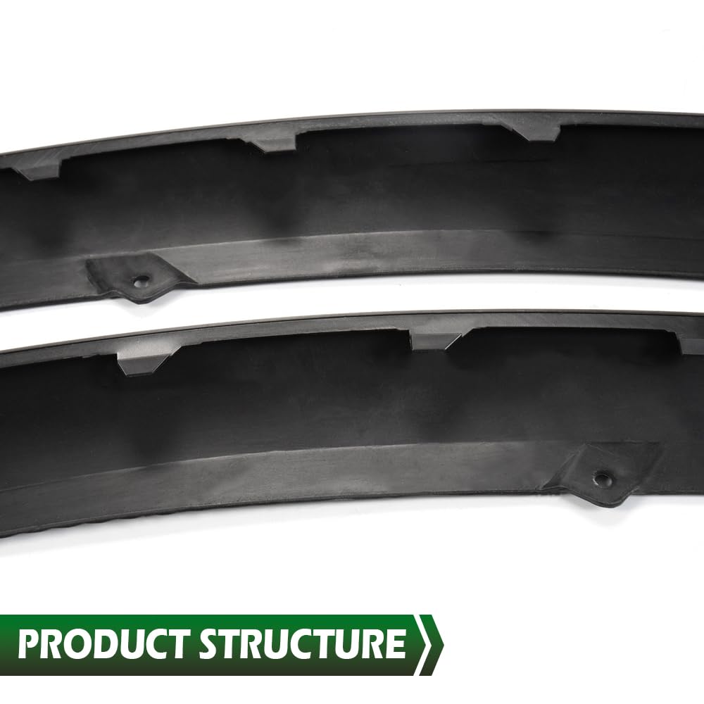 PIT66 Taillights Spoiler Lip Air Splitter, Compatible with 12-14 Focus Sedan/Hatchback 2Pcs Front Bumper Lip Spoiler Air Chin Splitter Lower Valance Panel
