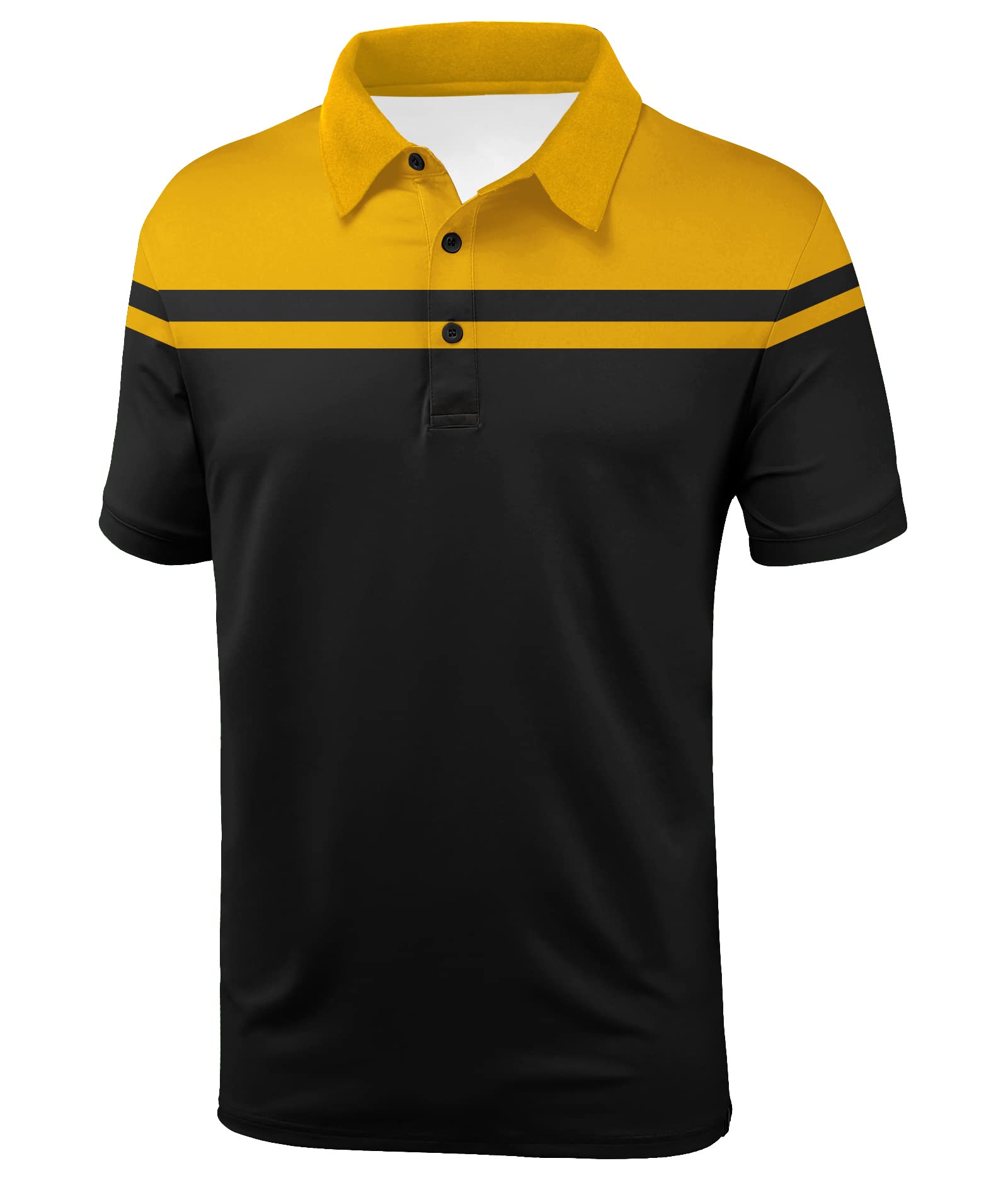 V VALANCH Mens Golf Shirt Dry Fastly Short Sleeve Polo Shirts for Men Regular Fit