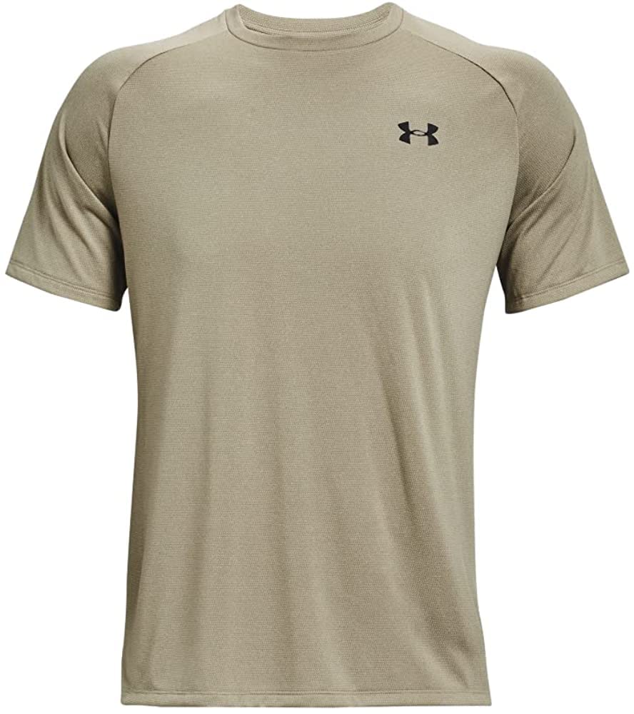 Under Armour - Mens Tech 2.0 Novelty T-Shirt, Color Khaki Gray (037), Size: Large x Tall