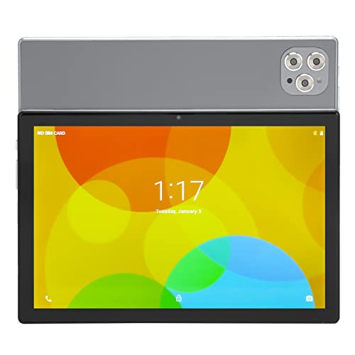 VINGVO 10.1 Inch Tablet, 100-240V Tablet PC 1600x2560 IPS Screen for Travel (US Plug)