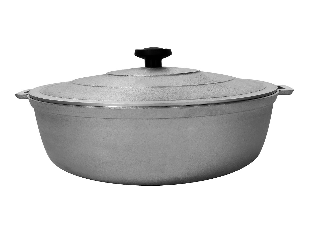 Uniware 9900 Super Quality Aluminum Caldero,Dutch Oven,4.3 QT,Silver (26cm (10-Inch))