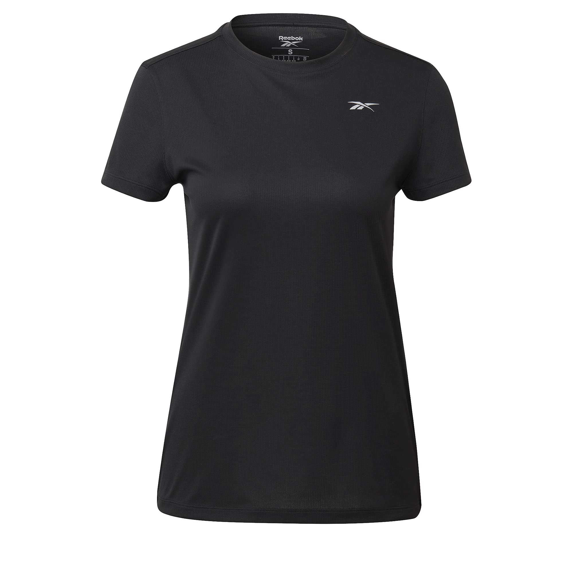Reebok Running Essentials Short Sleeve Tee, Black, Large