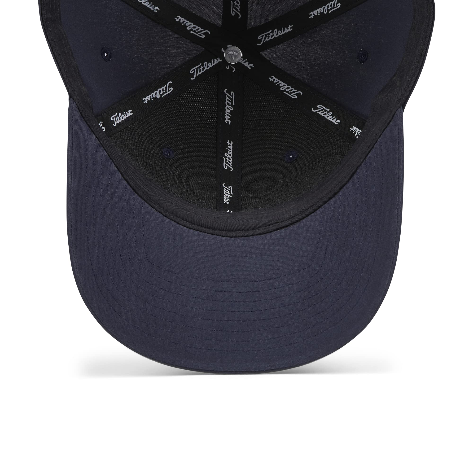 Titleist Men's Standard Players Breezer Golf Hat, Navy/White, OSF